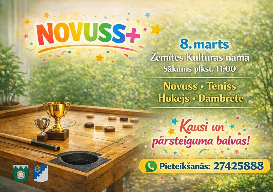 NOVUSS + 08.03.2026 11:00 - 16:00